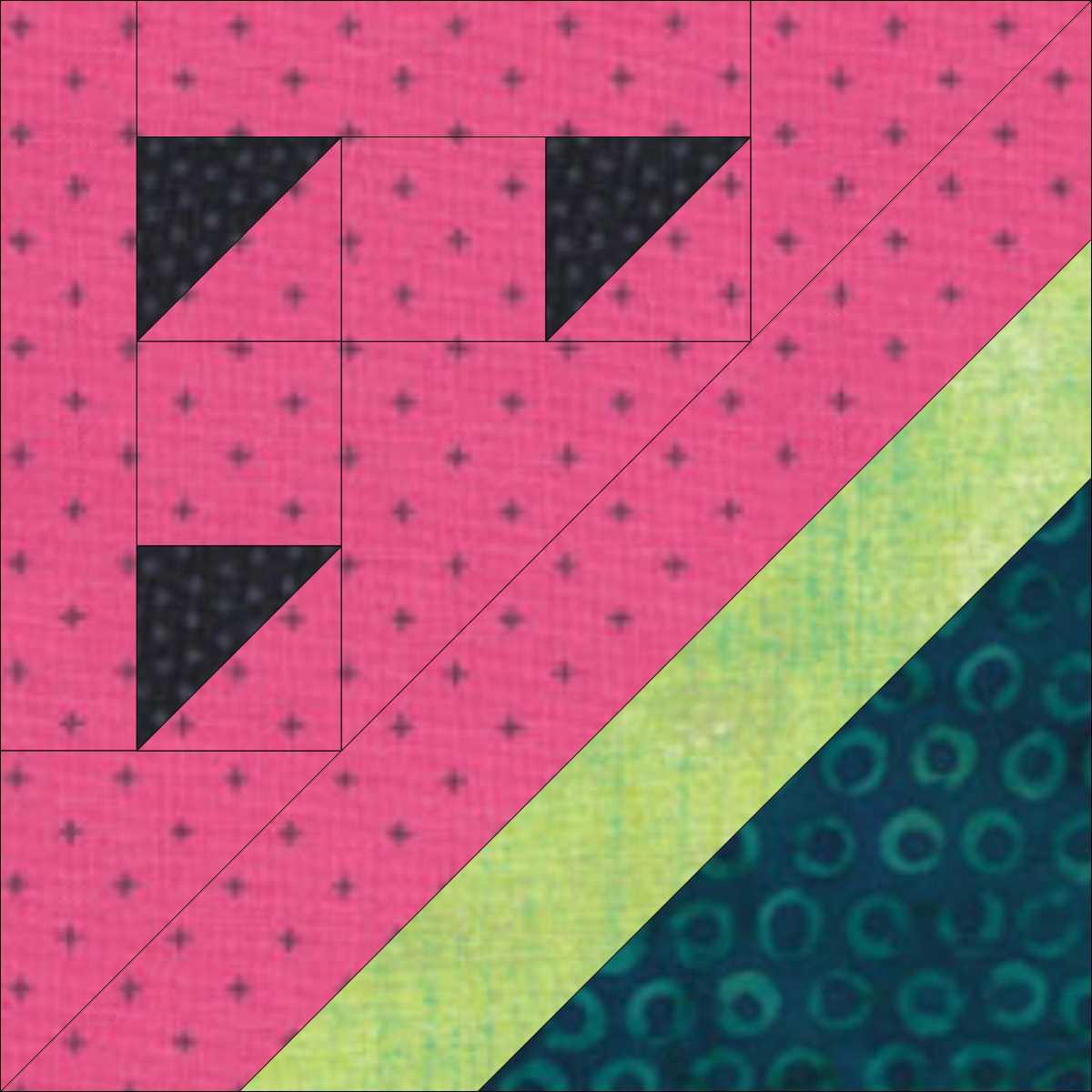 Watermelon Quilt Block Sewing Pattern | Sew Much